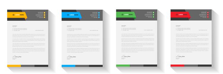Modern creative clean corporate business proposal Vector Image