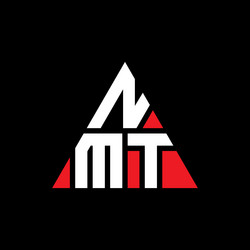 Nmt logo letter design Royalty Free Vector Image