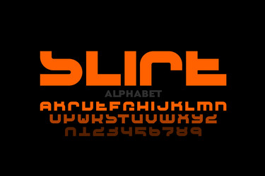 Splitted Font Vector Images (over 3,600)