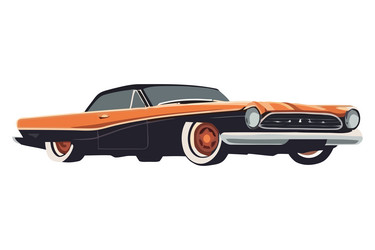 Car driving fast Royalty Free Vector Image - VectorStock