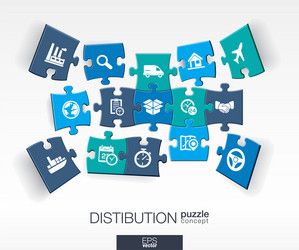 Abstract medicine background with connected color Vector Image