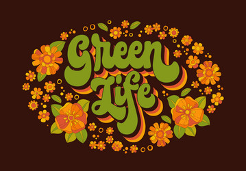 Celebrate life hand lettering typography poster Vector Image