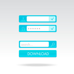 Login form Royalty Free Vector Image - VectorStock
