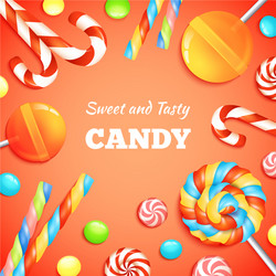 Simple sweet candy pink swirl background Vector Image