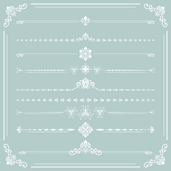 Vintage big set of horizontal patterns Royalty Free Vector