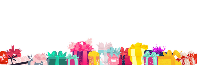 Birthday Presents Clipart Border