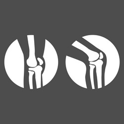 Human knee Royalty Free Vector Image - VectorStock