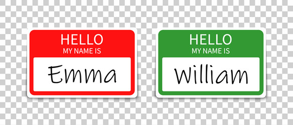 Name Sticker Vector Images (over 4,800)