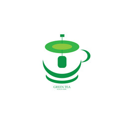 Green tea icon logo Royalty Free Vector Image - VectorStock