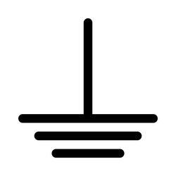 Ground connection for electrical safety Royalty Free Vector