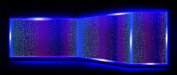 Led screen light background texture with pixel Vector Image
