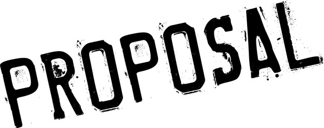 Proposal rubber stamp Royalty Free Vector Image