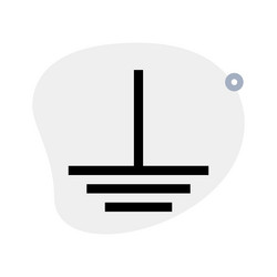 Ground connection for electrical safety Royalty Free Vector