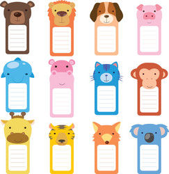 Children label design Royalty Free Vector Image