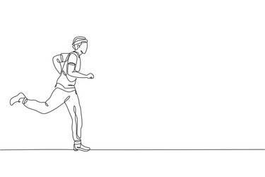 Runner Line Art Vector Images (over 1,300)