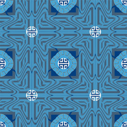 Modern geometric greek seamless pattern Royalty Free Vector