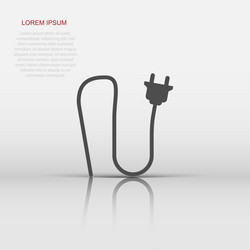 Plug power adapter cartoon Royalty Free Vector Image