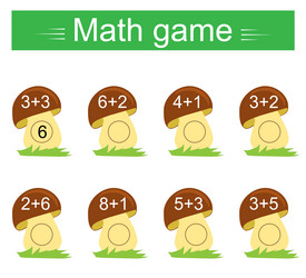 Math activity for kids compare the numbers Vector Image