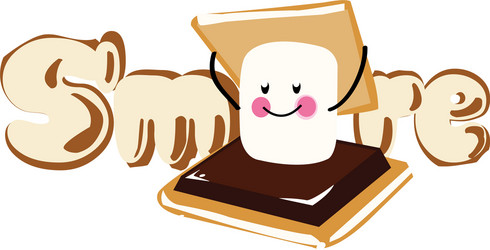 Smore please Royalty Free Vector Image - VectorStock