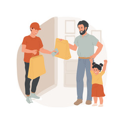 Chinese wok isolated cartoon Royalty Free Vector Image