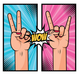 Pop art elements Royalty Free Vector Image - VectorStock