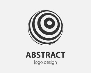 Sphere logo design template for business global Vector Image