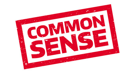 Common sense rubber stamp Royalty Free Vector Image