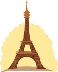 Eiffel Tower Cartoon Vector Images (over 1,400)