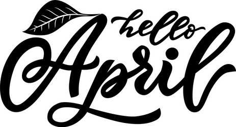 April Calligraphy Vector Images (over 3,500)