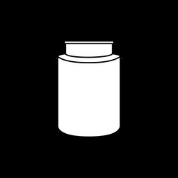 Milk jar icon logo image Royalty Free Vector Image