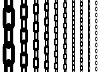 Chain design isolated on white background Vector Image