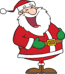 Climbing santa claus theme image 1 Royalty Free Vector Image