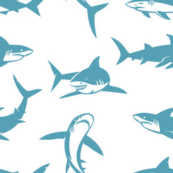 Shark bite a surfboard Royalty Free Vector Image