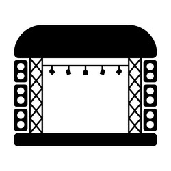 Stage icon Royalty Free Vector Image - VectorStock