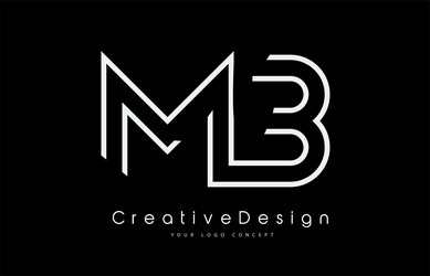 Mb Logos Letter Company Modern Vector Images (over 1,600)