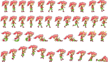 Sprite Girl Vector Images (over 1,100)