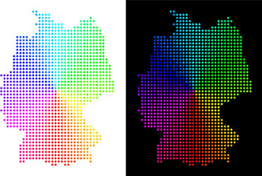 Germany Pixel Map Vector Images (over 170)