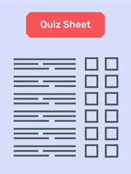 Quiz Sheet Vector Images (over 12,000)