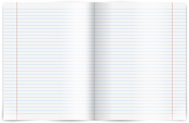 Exercise book Royalty Free Vector Image - VectorStock