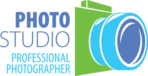 Initial n monogram letter with a camera icon logo Vector Image