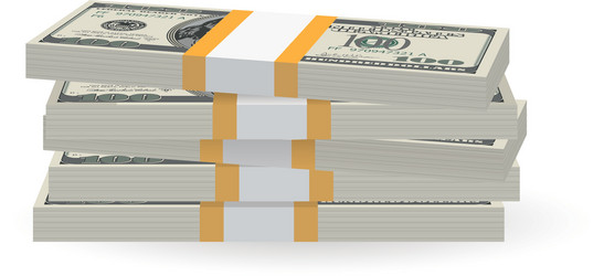 Stack of money Royalty Free Vector Image - VectorStock