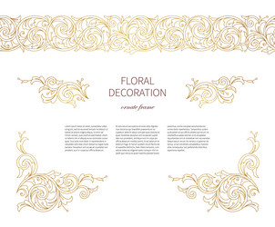 Arabic Gold Frame Vector Images (over 18,000)