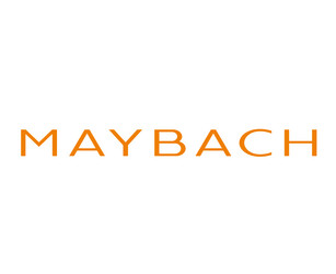 Maybach brand logo car symbol design german auto Vector Image