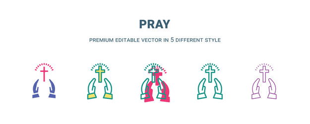 Pray Hand Logo Vector Images (over 2,700)