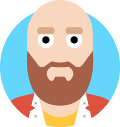 Bearded Bald Man Avatar Icon Vector Images (over 700)