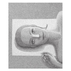 Halftone Face Texture Vector Images (over 280)