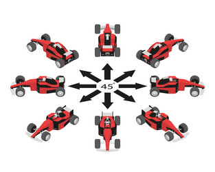 Animation Car Sprite Vector Images (87)