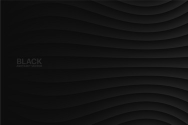 Black background stripes with shadow geometric Vector Image