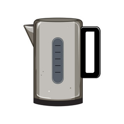 Al electric kettle cartoon Royalty Free Vector Image