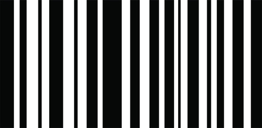 Realistic barcode sticker on gray background Vector Image